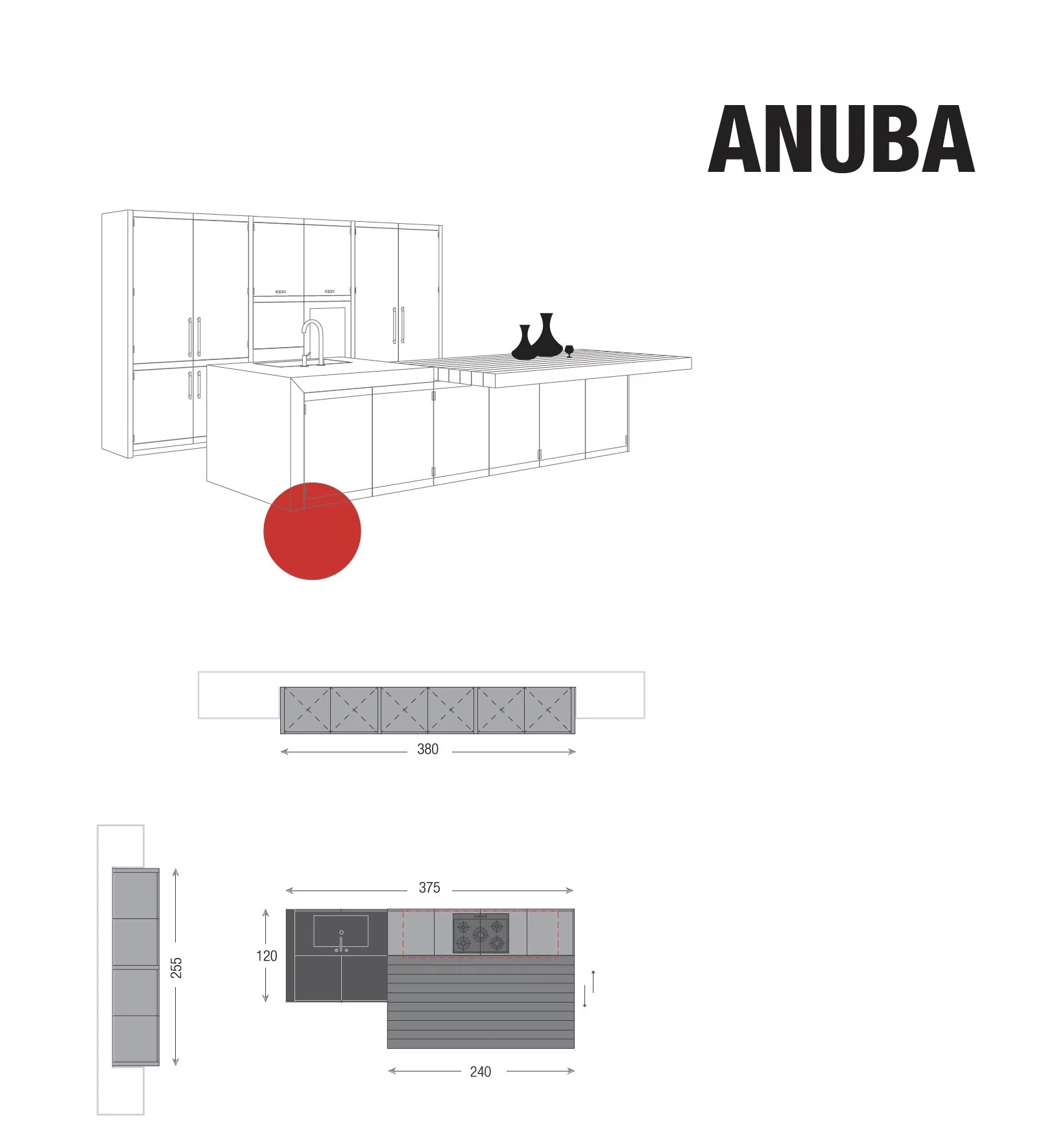 Итальянская кухня Anuba бренд Miton Cucine - под заказ в Москве из Италии.